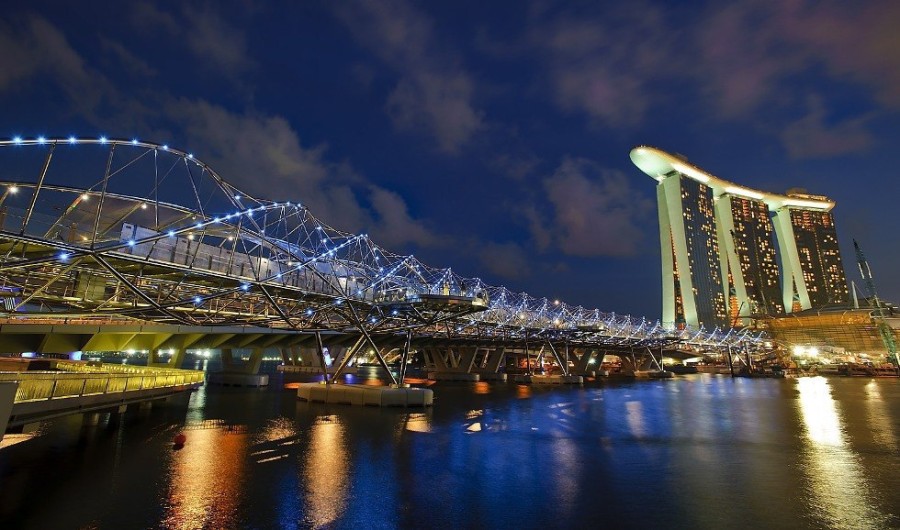 Podul construit după Feng Shui: Helix Bridge din Singapore - MeteoMD.com